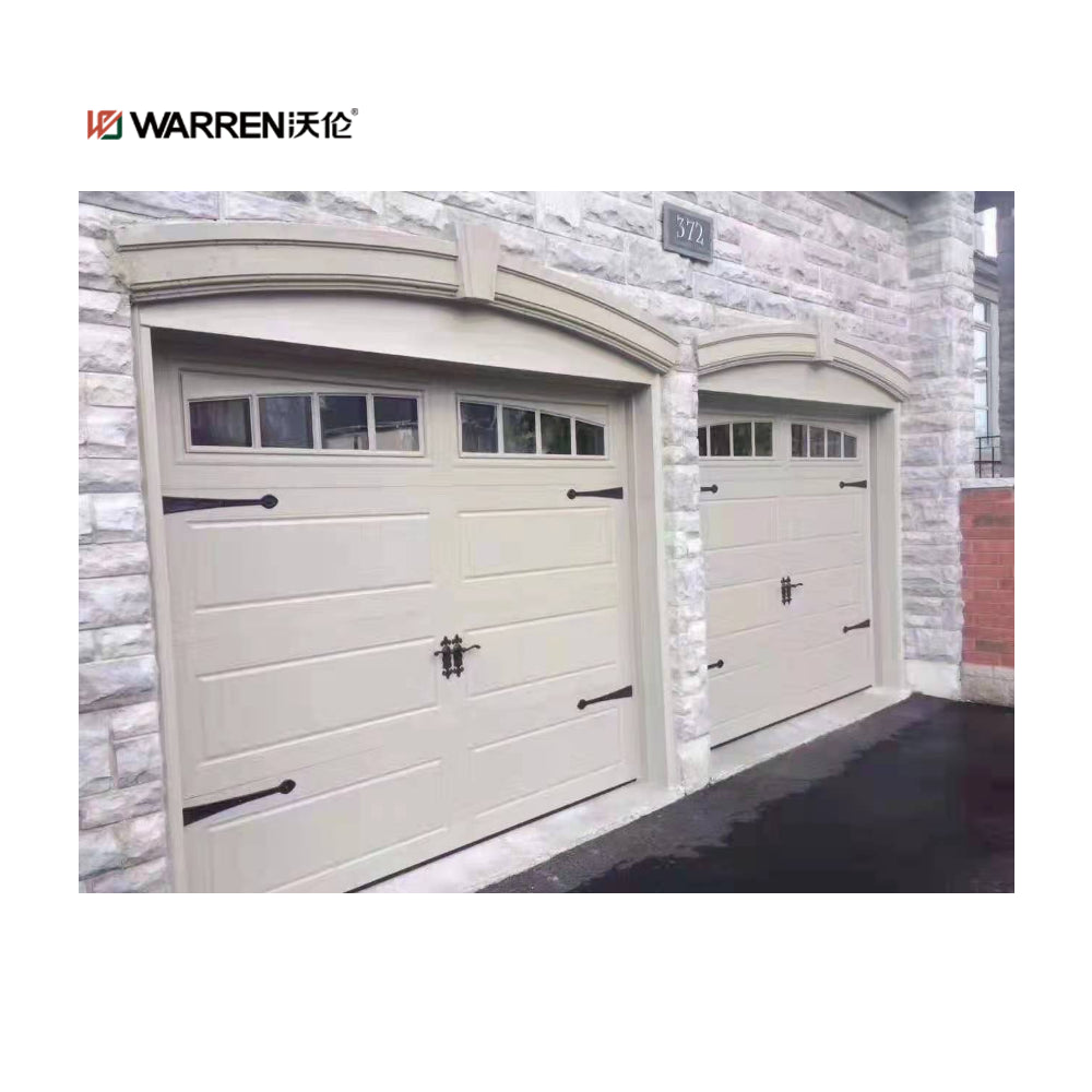 Warren 9x8 garage door sectional overhead tinted glass garage door – Shandong Warren Doors and ...