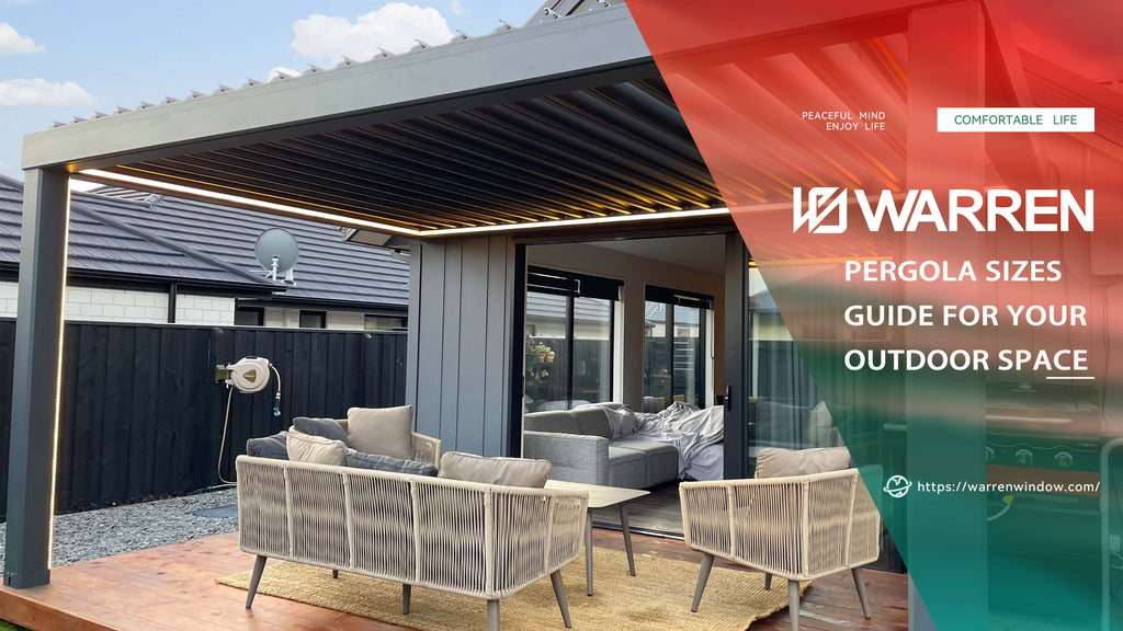 Pergola Sizes Guide For Your Outdoor Space – Shandong Warren Doors and ...