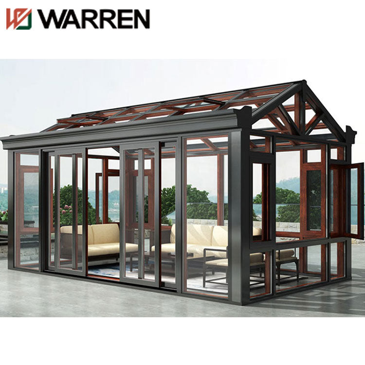 Solarium panels window sunroom glass house pergola aluminium sunroom ...