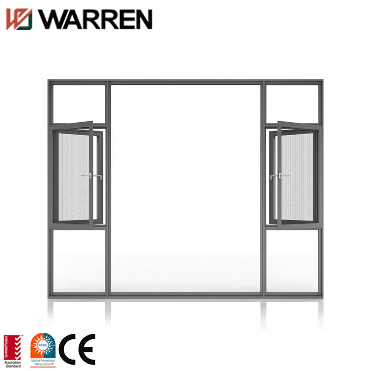 Aluminum 32x16 white vertical inswinging casement window – Shandong ...