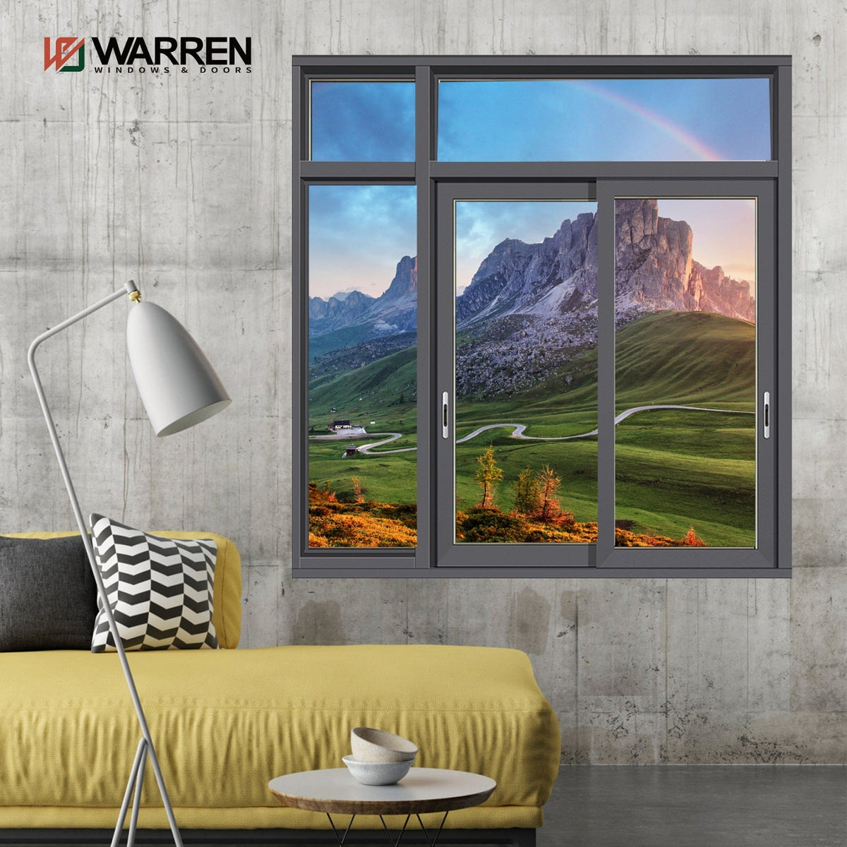Warren 36x48 window high security modern customized design low-e glass ...
